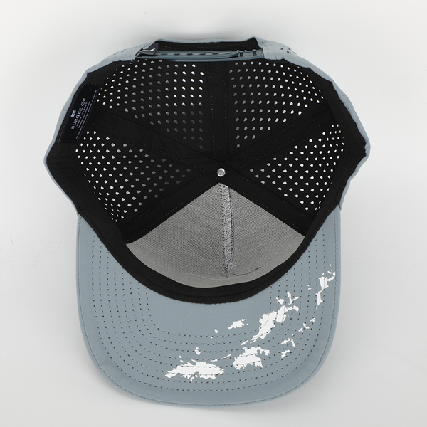 Local Mocean Quick-Dry Perforated Hat - Gray - The Gear Shack St. Thomas